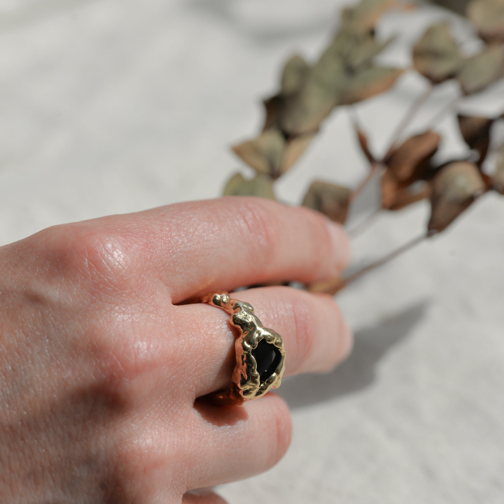 Rhythm Recycled Statement ring / Gold and Silver – Mon Pote