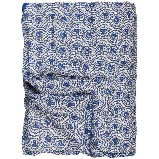 Blue cotton quilt store