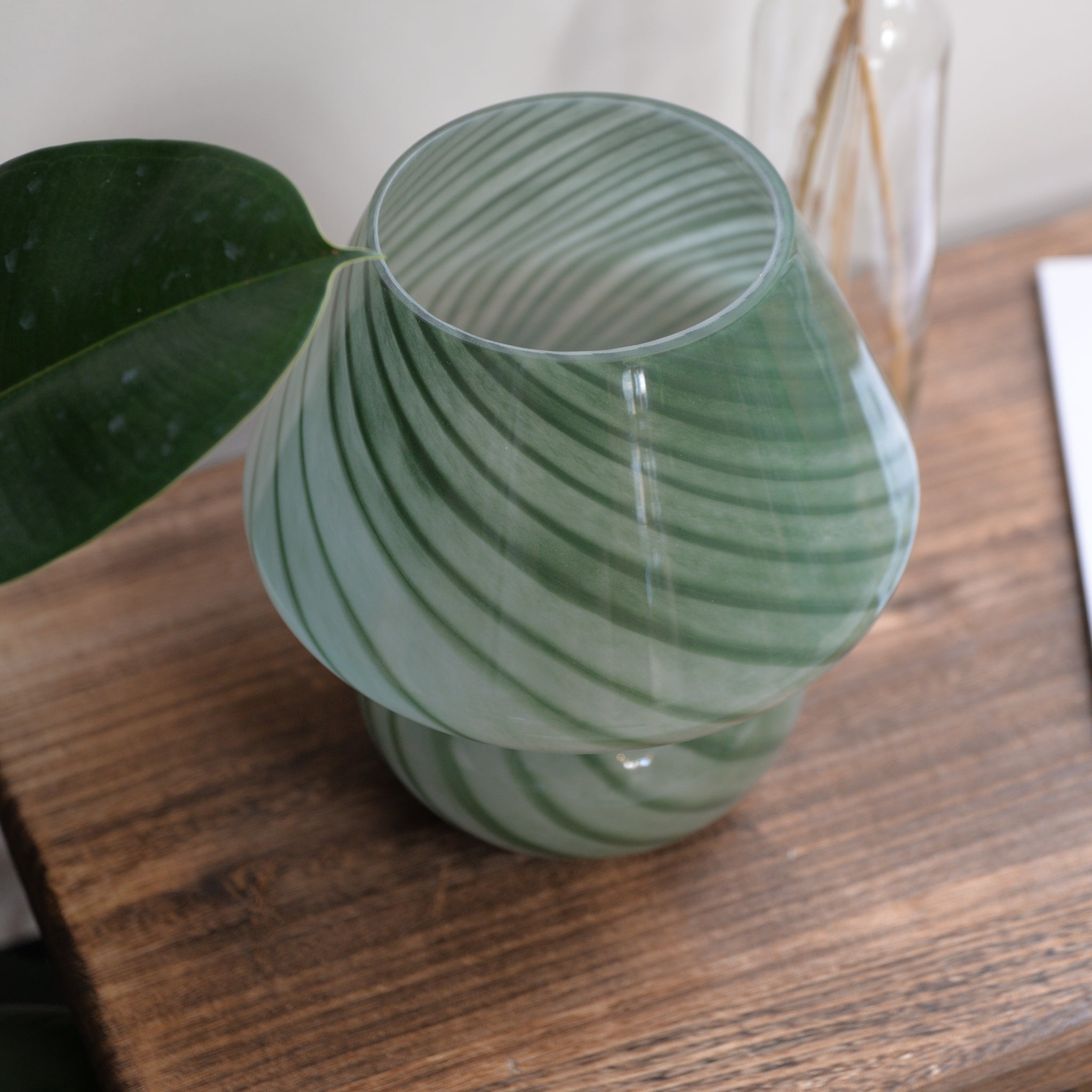 Large Glass Mushroom Lamp / Green – Mon Pote