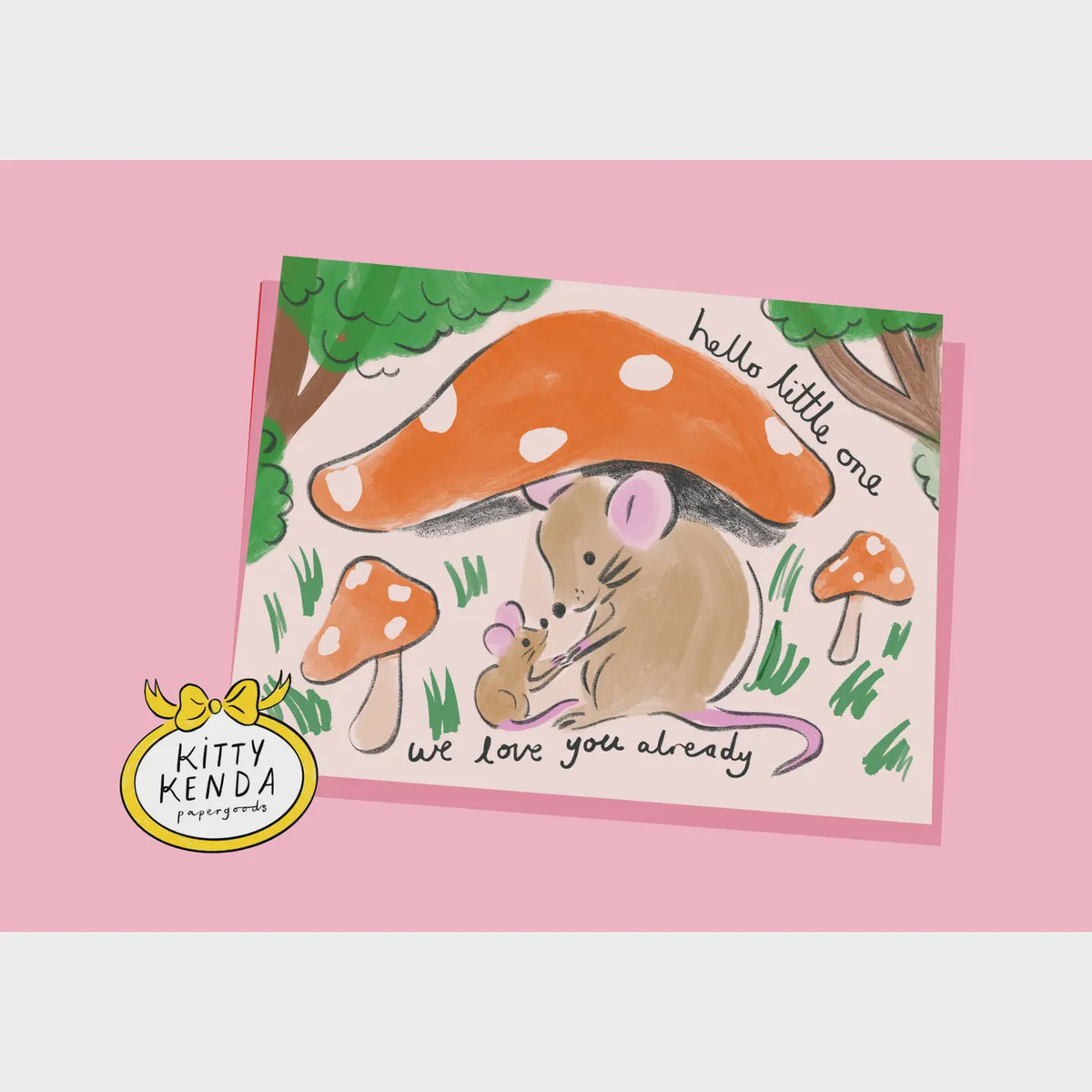 Baby Mouse Greeting Cards – Mon Pote