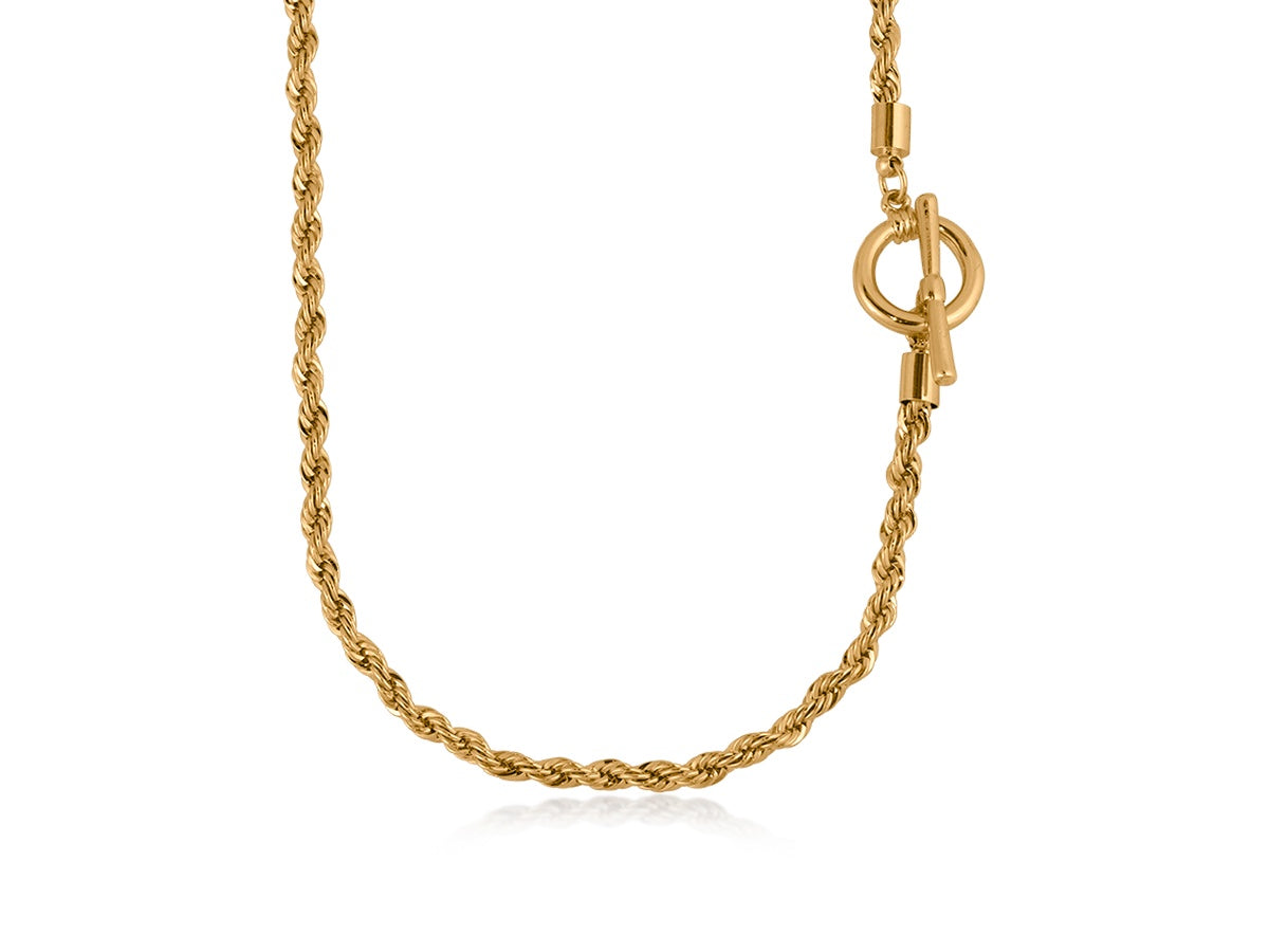Hattie Rope Chain Necklace / Gold – Mon Pote