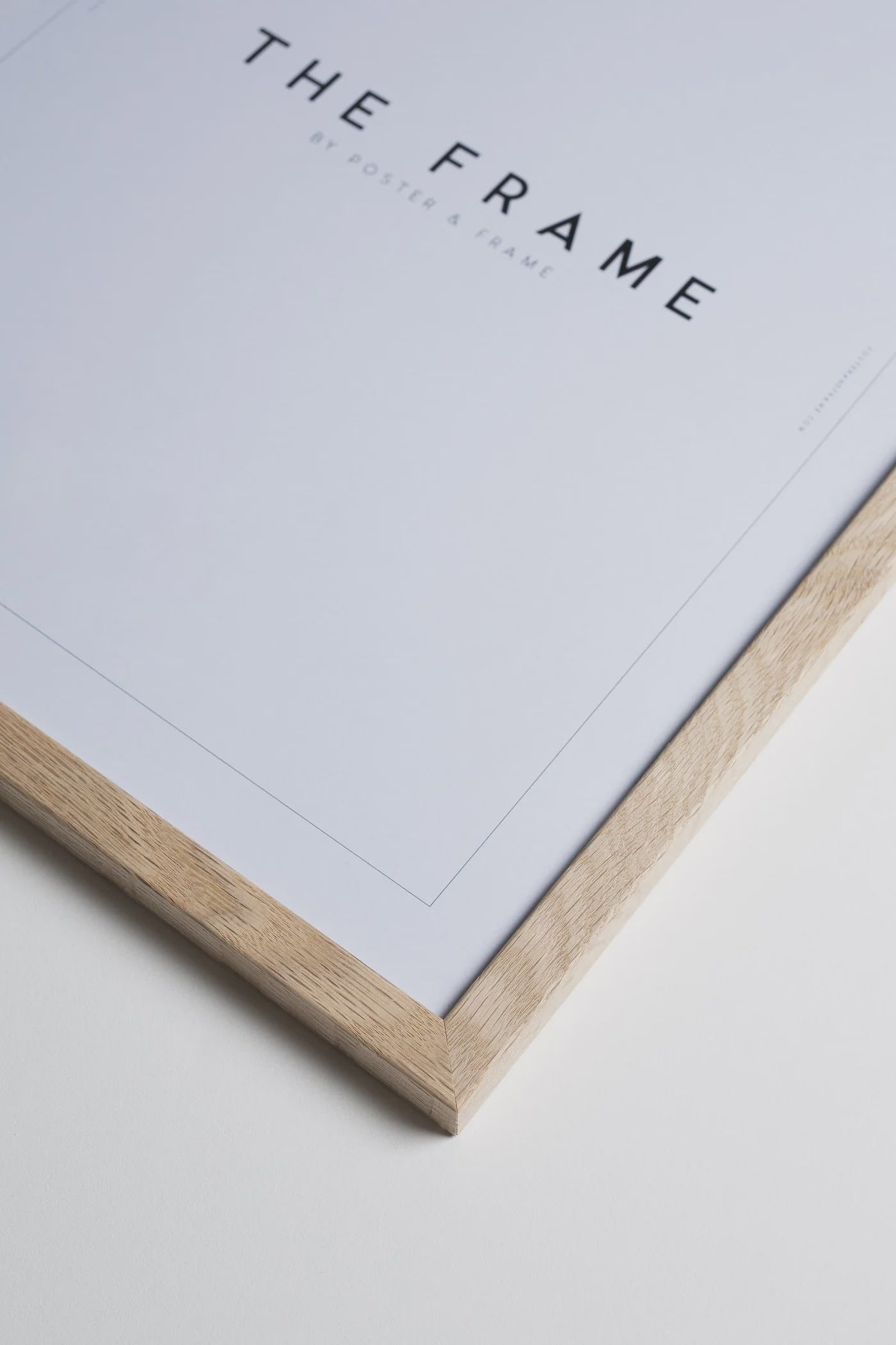 Hand Made Light Oak Solid Wood Frame / 60 x 80 cm – Mon Pote