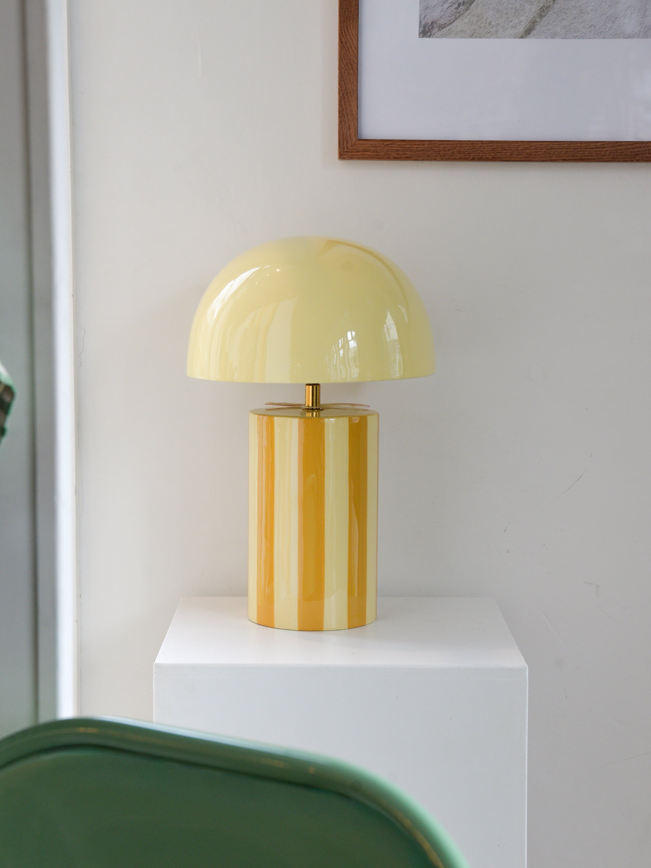 Rayado Table Lamp Ochre Yellow – Mon Pote