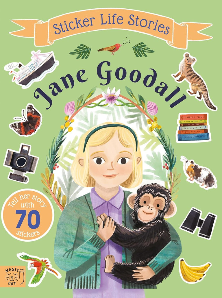 Sticker Life Stories / Jane Goodall – Mon Pote