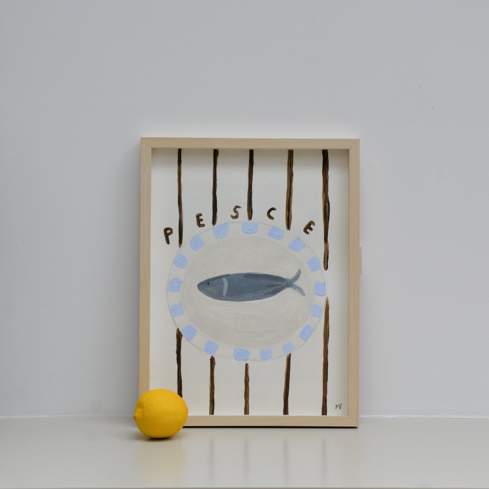 'Pesce' Art Print by Isabelle Vandeplassche – Mon Pote