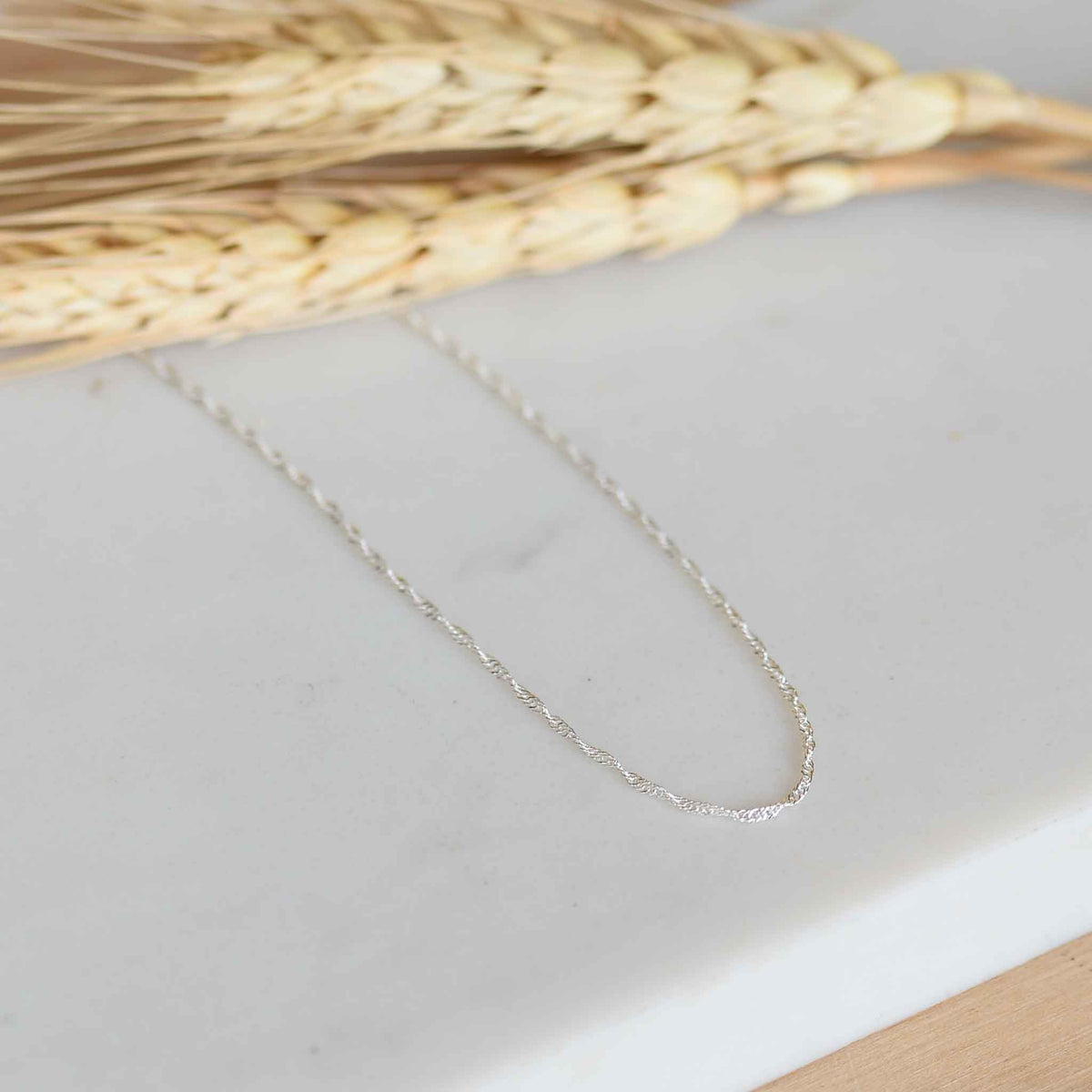 Pilgrim Peri Twirl Necklace in Silver – Mon Pote